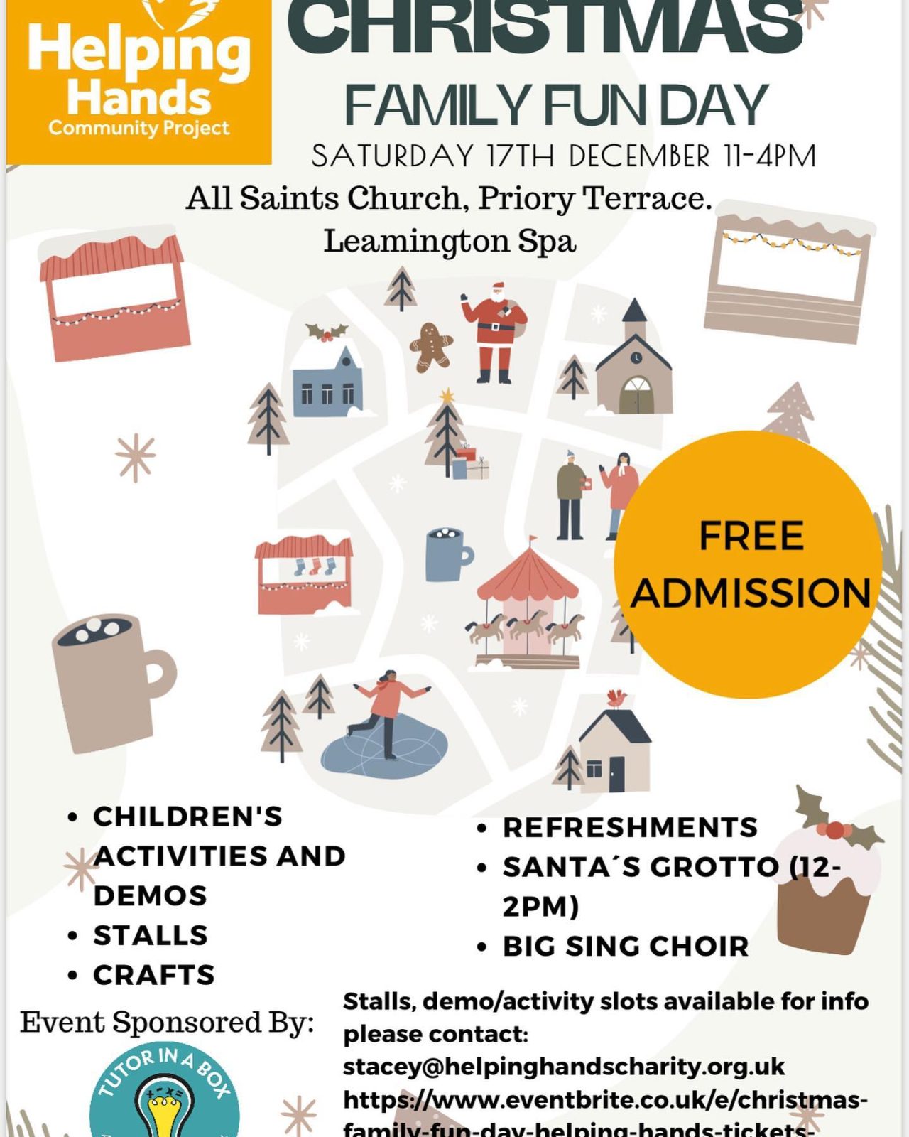 Helping Hand's Christmas Family Fun Day - Royal Leamington Spa