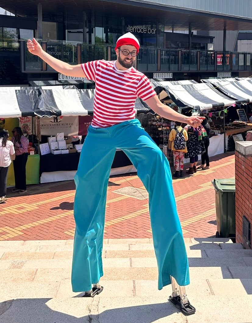 Where's Wally Stilt Walker! - Royal Leamington Spa